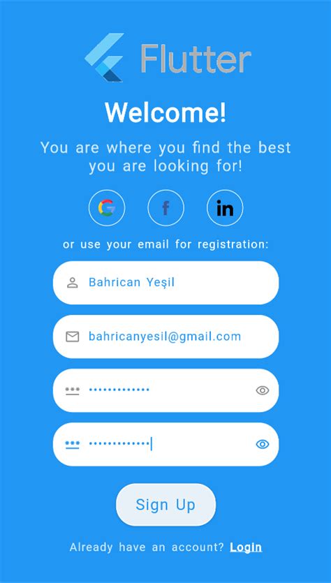Github Bahricanyesil Flutter Animated Login Fully Responsive Ready Made Both Login And Signup
