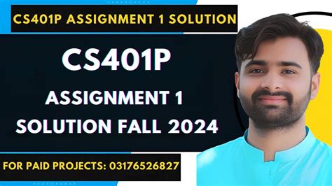 Cs401p Assignment 1 100 Correct Solution Fall 2024 By Vubwn Cs401p