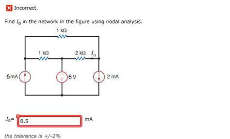 Solved Find I In The Network In The Figure Using Nodal Chegg