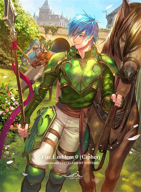 Egawa Akira Elincia Ridell Crimea Geoffrey Fire Emblem Lucia Fire