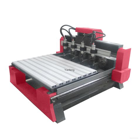 Multipurpose Four Heads Axis Cnc Cylinder Engraving Machine YFSK SUKE China