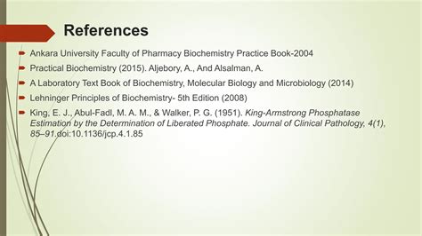 Presentation On Alkaline Phosphatase Assay In Serum Pptx Bone And Joint Conditions
