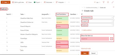 SharePoint Column Formatting Examples Enjoy SharePoint
