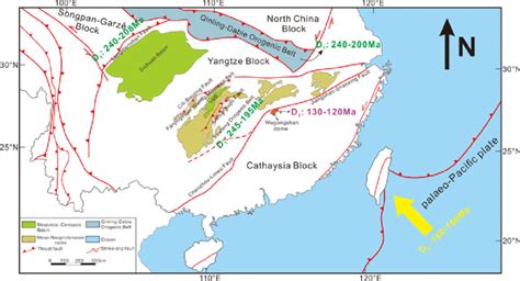 Color Online Three Stages Of Tectonic Evolution In Other Areas Of