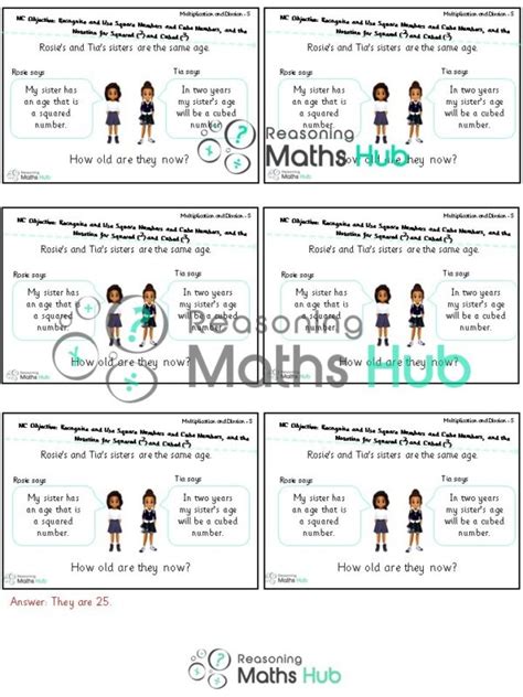 Recognise And Use Square Numbers And Cube Numbers Master The Curriculum