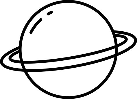 Planet Outline Vector Illustration Icon 36481830 Vector Art At Vecteezy