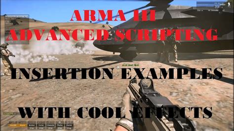 Arma 3 Advanced Scripting Insertion Exsamples Youtube