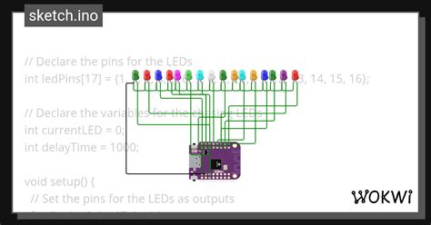 Odd Even Chasing And Blinking By Atpdnc11 Wokwi ESP32 STM32 Arduino Simulator
