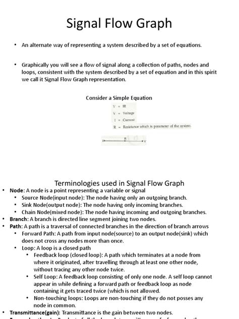 signal flow graph pdf mathematical relations discrete mathematics