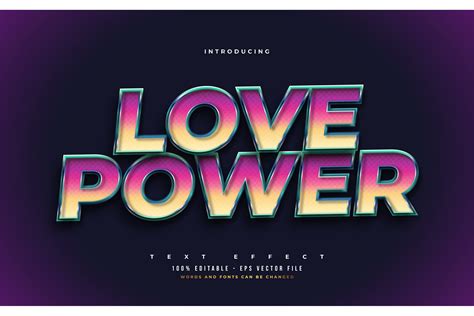 3d Colorful Retro Text Style Effect Graphic By Weiskandasihite · Creative Fabrica