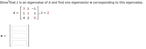 solved show that λ is an eigenvalue of a and find one