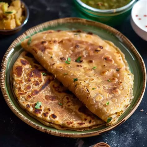 Aloo Paratha Recipe Crispy Flaky Indian Bread Stuffed With Spiced Mashed Potatoes