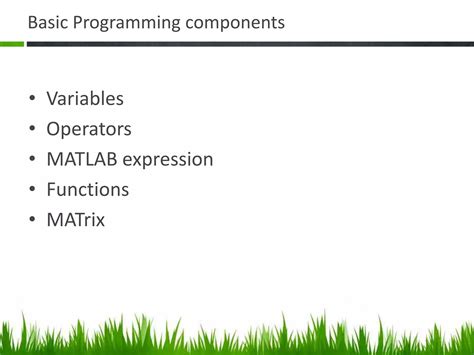 Matlab Introduction Pptx Programming Languages Computing