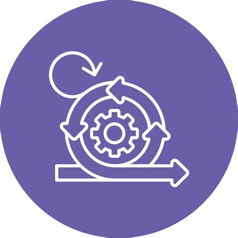 Agile Development Line Circle Background Icon Vector Art At Vecteezy