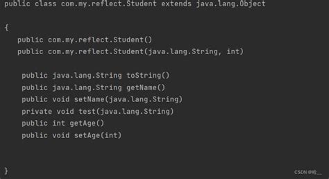 【java】反射简介，利用反射打印一个类当中的构造函数，方法和属性。 java 反射构造函数 csdn博客