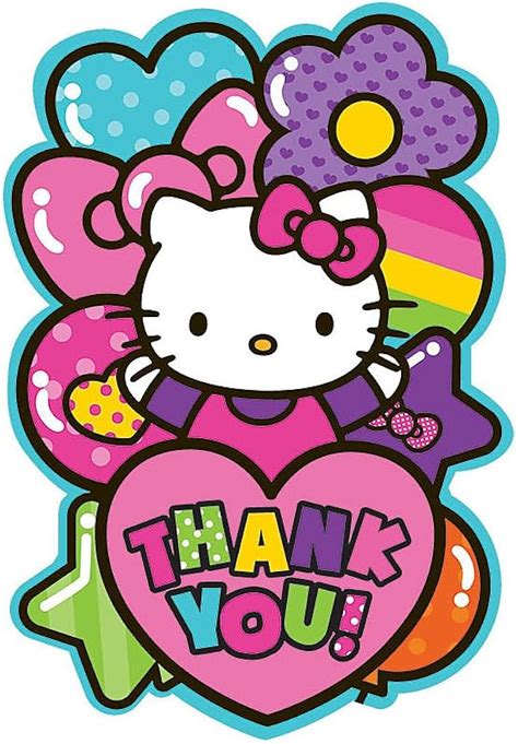 Hello Kitty Thank You Cards Printable