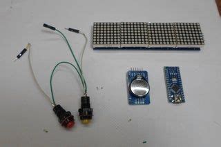 Arduino Nano Mini Led Matrix Clock Artofit
