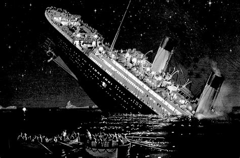 Real Titanic Sinking In