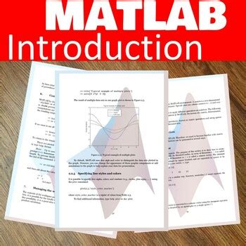 INTRODUCTION To MATLAB For The ENGINEERING Students Complete Curriculum