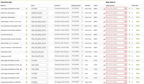 Rics 2nd Edition Excel Upload Rics And Gla One Click Lca Community