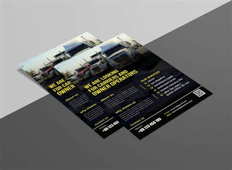 Entry 65 By Shahinft For Build Be A Trucking Dispatch Flyer Freelancer