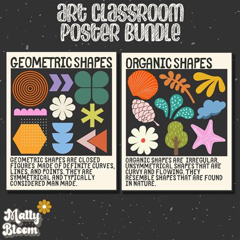 Art Classroom Poster Printable Classroom Decor Classroom Poster Bundle