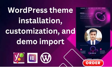 Do Theme Installation Customization Demo Import And Landing Page Creation By Rubelhossain