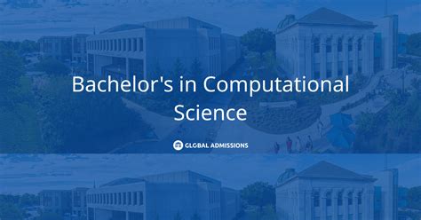 Bachelors In Computational Science At American University Global Admissions
