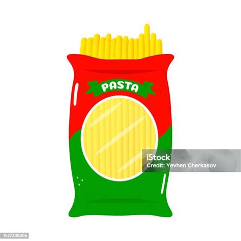 귀여운 재미있는 스파게티 캐릭터 벡터 손으로 그린 만화 카와이 캐릭터 일러스트 레이 션 아이콘 흰색 배경에 고립되어 있습니다