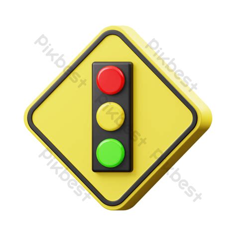 Traffic Light Ahead Sign Illustration Png Images Psd Free Download
