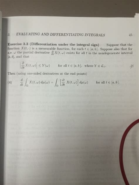 Evaluating And Differentiating Integrals Exercise 33
