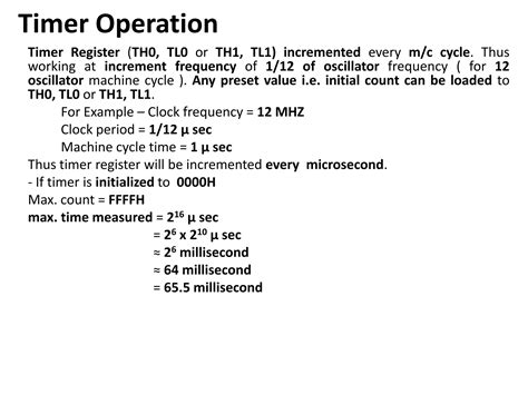 8051 Timers And Counters Pptx