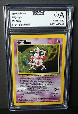Pokémon Karte Mr Mime 664 No Set Symbol Pantimos Jungle 1999