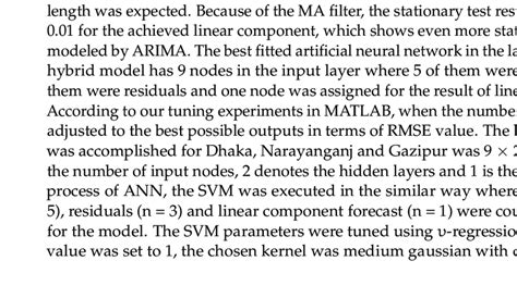Parameter Estimation Of Fitted Arima Models During Training Session