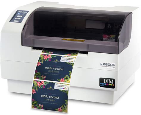 Dtm Print Launches The Lx600e Colour Label Printer Me Printer