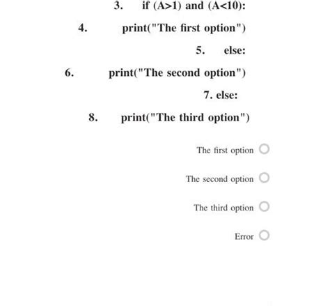 Solved Q7 What Is The Correct Output Of The Following Code