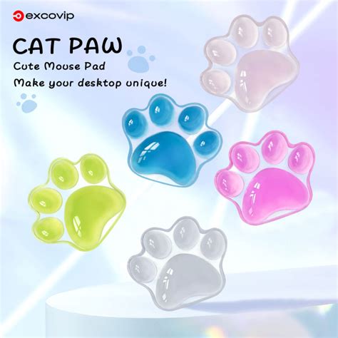 Excovip แผ่นรองเมาส์สนับสนุนข้อมือน่ารักนุ่ม Comfort ที่พักแขนการ์ตูนคอมพิวเตอร์เดสก์ท็อปแล็ปท็