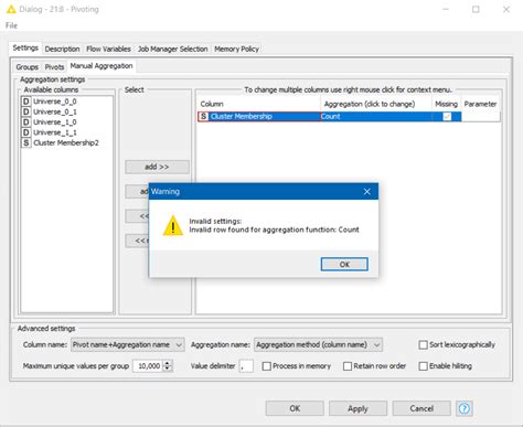 problem with pivoting node knime analytics platform knime community