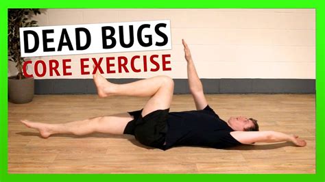 Dead Bug Exercise For Core Strength Abs Exercise For Runners Youtube