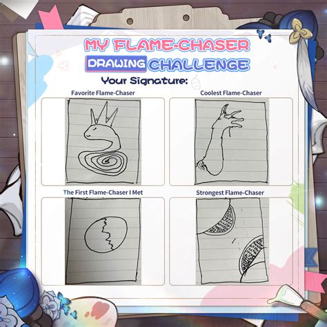My Flame-Chaser Drawing Challenge Honkai Impact 3rd | HoYoLAB