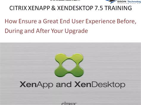 citrix xenapp and xendesktop 7 5 training ppt