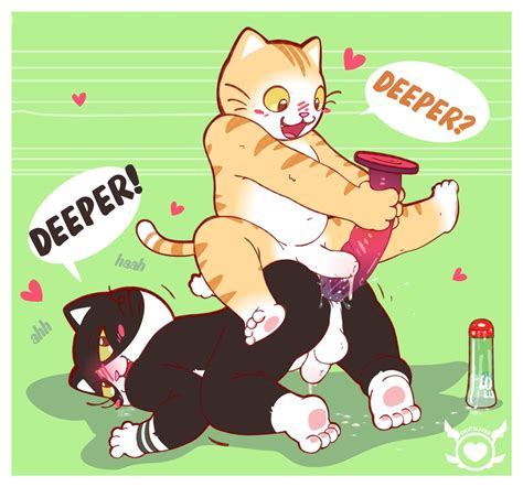 Rule 34 Anal Anal Sex Anthro Better Version At Source Blush Cute Fangs Digitslayer Dildo Duo