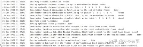 使用机器人工具箱快速生成运动学和动力学库 知乎