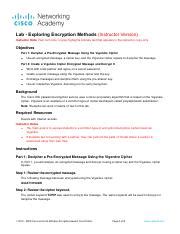 Lab Exploring Encryption Methods ILM Pdf Lab Exploring Encryption Methods