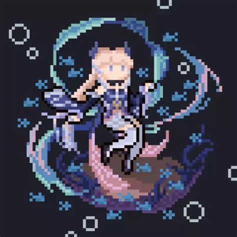 Sangonomiya Kokomi Pixel Art