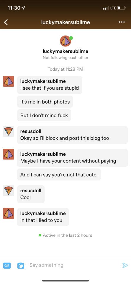 Just Warning You Guys That This Person Is Stealing Tumbex