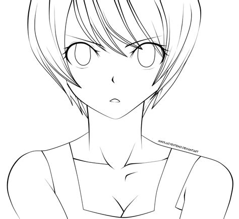 Boy Face Line Drawing Anime Guy Face Coloring Pages