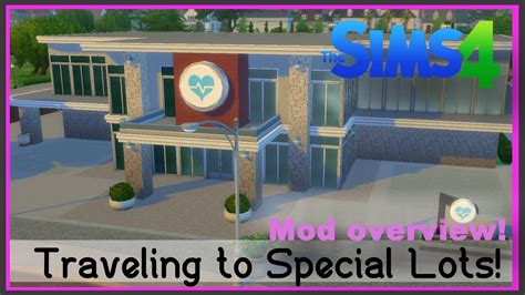 sims 4 mod review zerbu s travel to special lots mod youtube