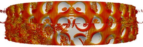 Isosurfaces Of Q Criterion Colored By Log Of Vorticity Magnitude Along