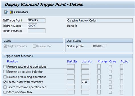 rework order creation for specific reason using trigger point artofit